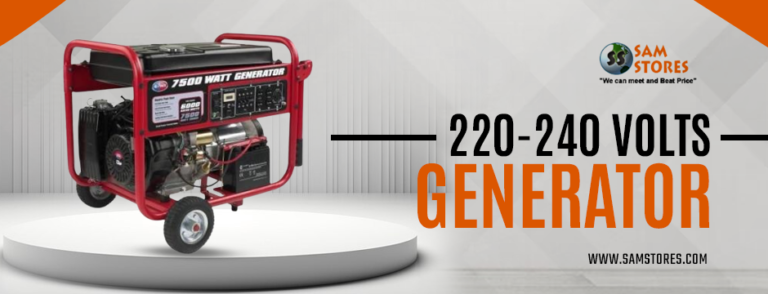 220-240 Volts Generator with 10.5 KW Rate Power | Sam Stores